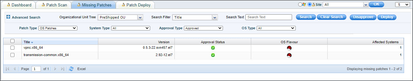 Linux Patch Deployment