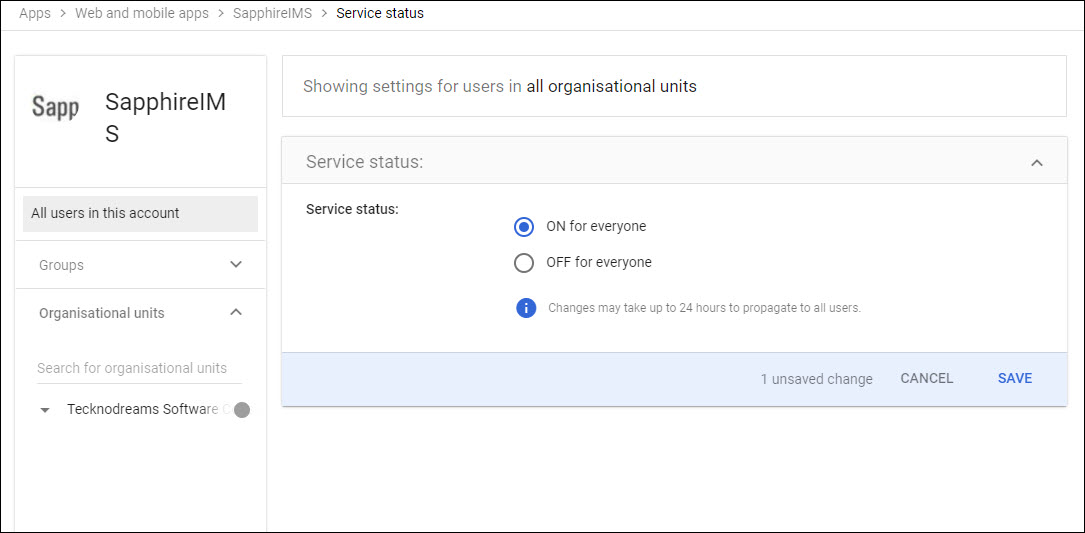 Configuring Google Workspace