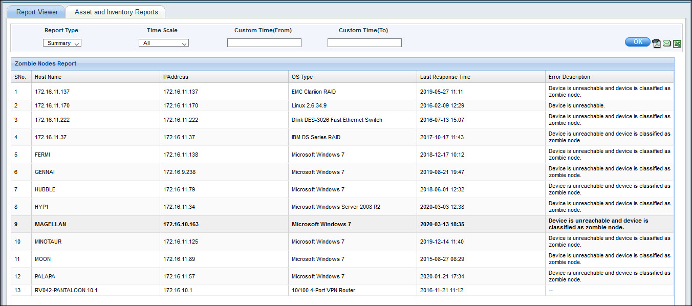 Custom Query Reports