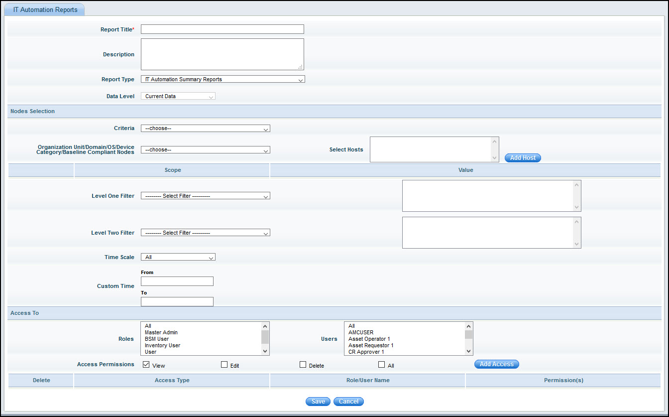 IT Automation Reports