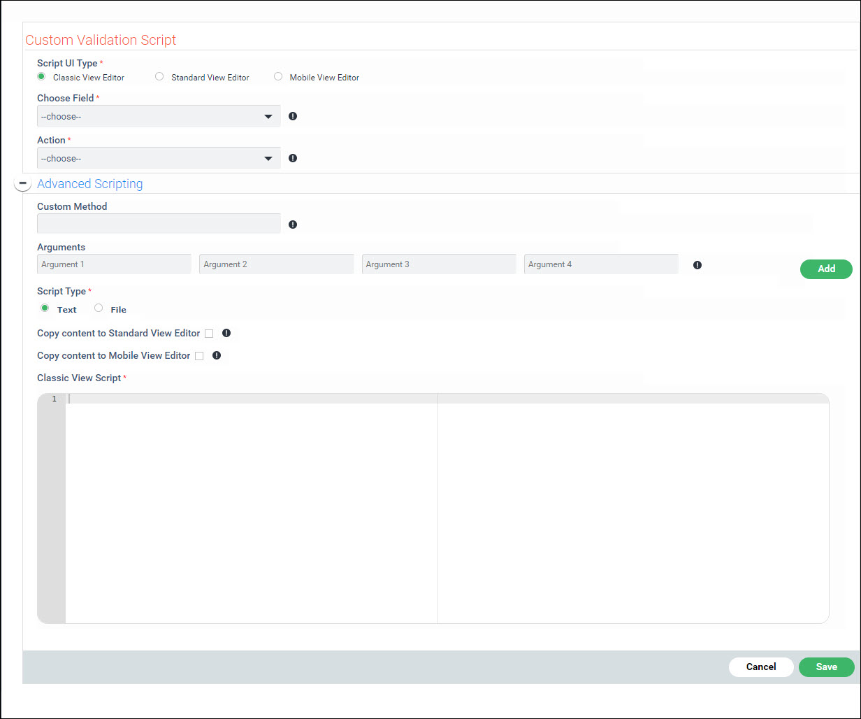Customization Scripts