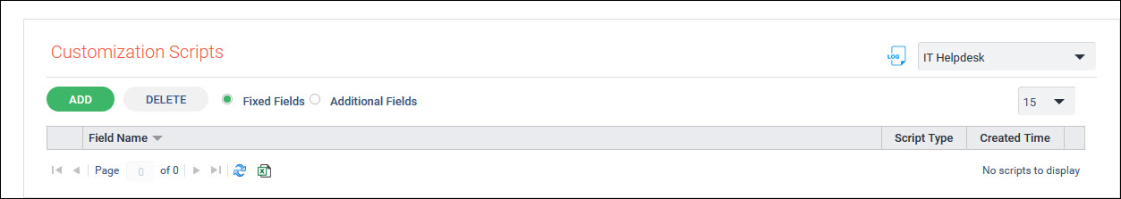 Customization Scripts