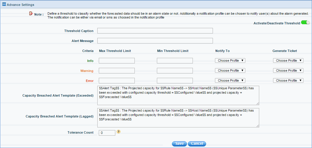 Capacity Planning