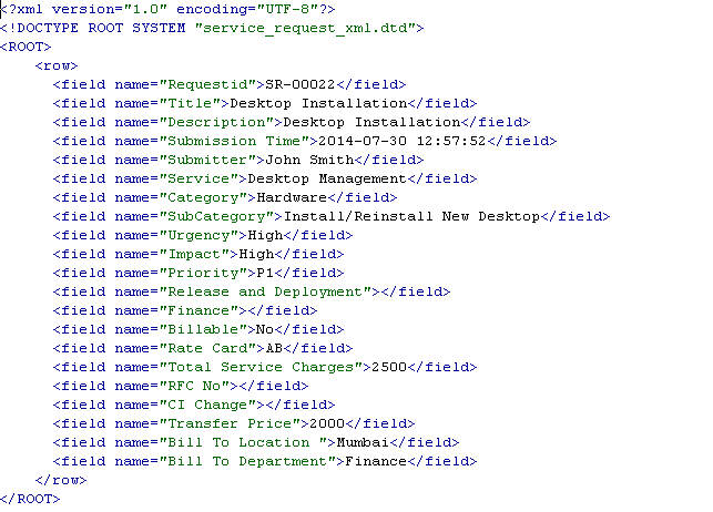 Integration with 3rd. Party Systems through XML